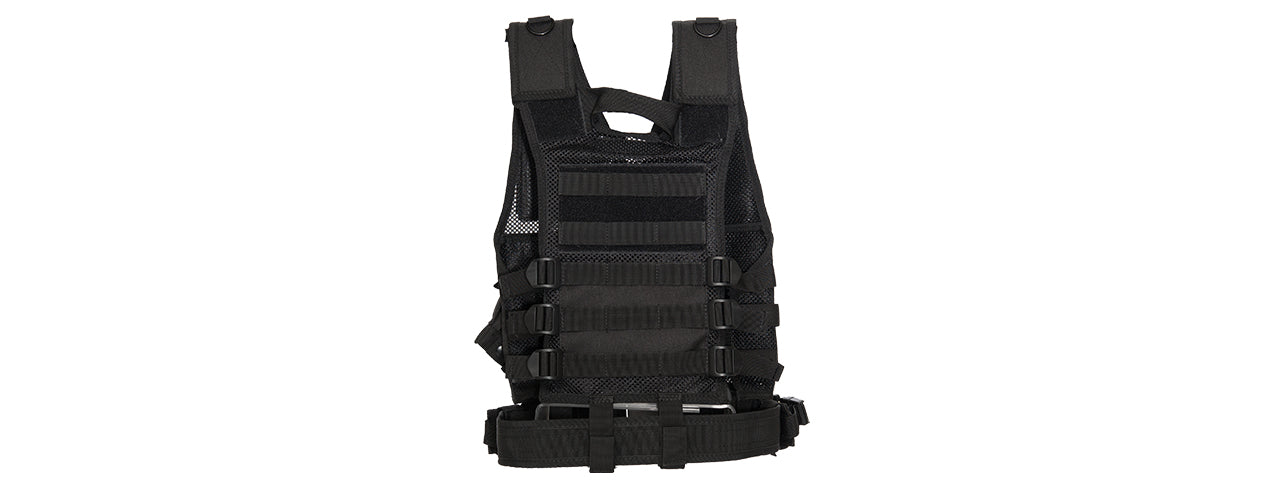 Youth Gen 2 Tactical Vest | Black | Totowa Airsoft