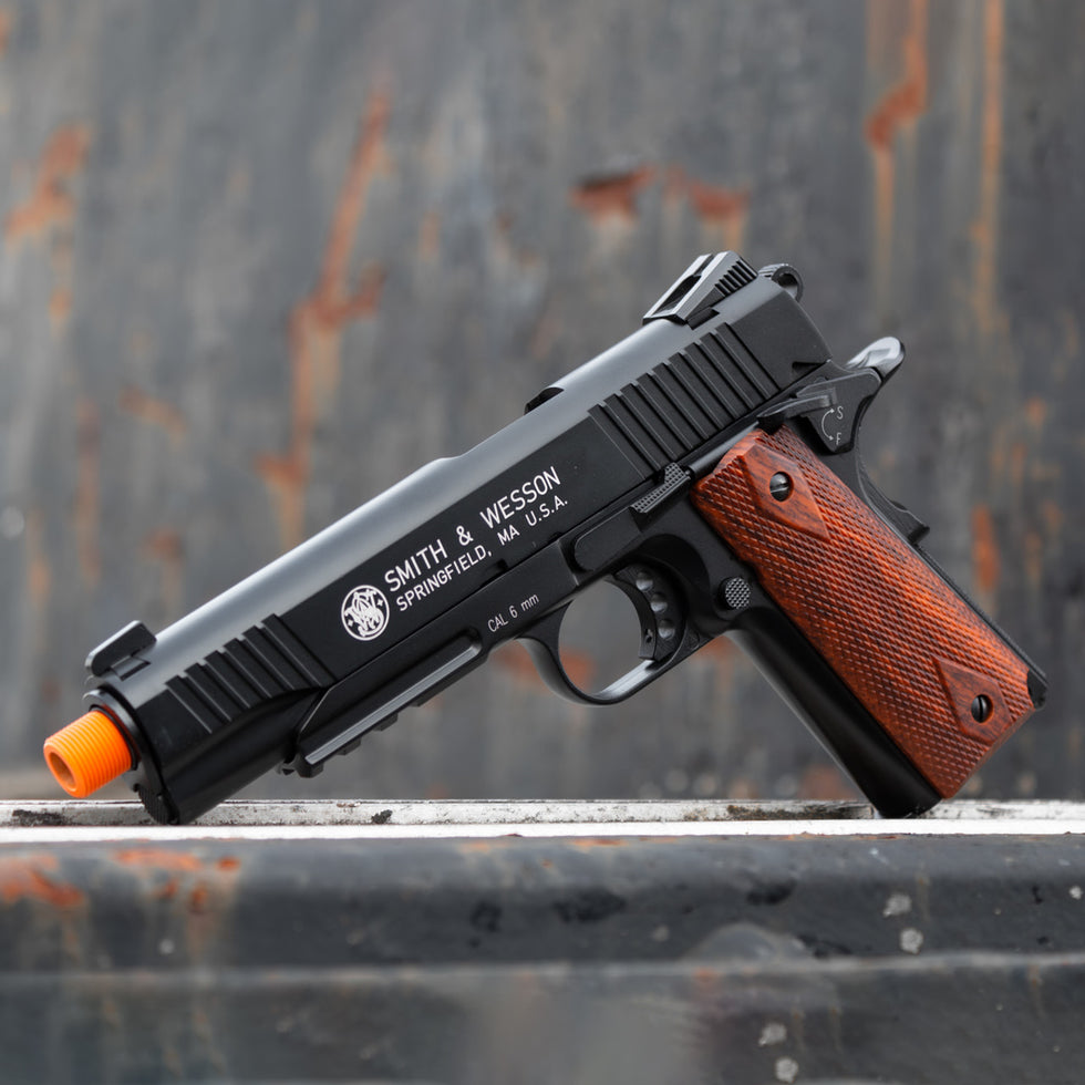 Smith & Wesson 1911 Tac Gen 3 CO2 Pistol by Valken – Totowa Airsoft